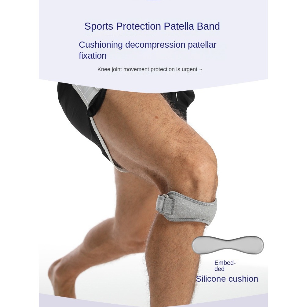 Sports Silicone Knee Pads Meniscus Protection Jump Rope Badminton ...