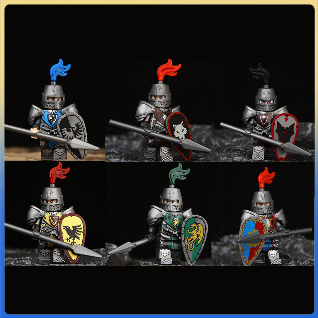 Used series Black Hawk Knight minifigure Dragon Knight assembly ...