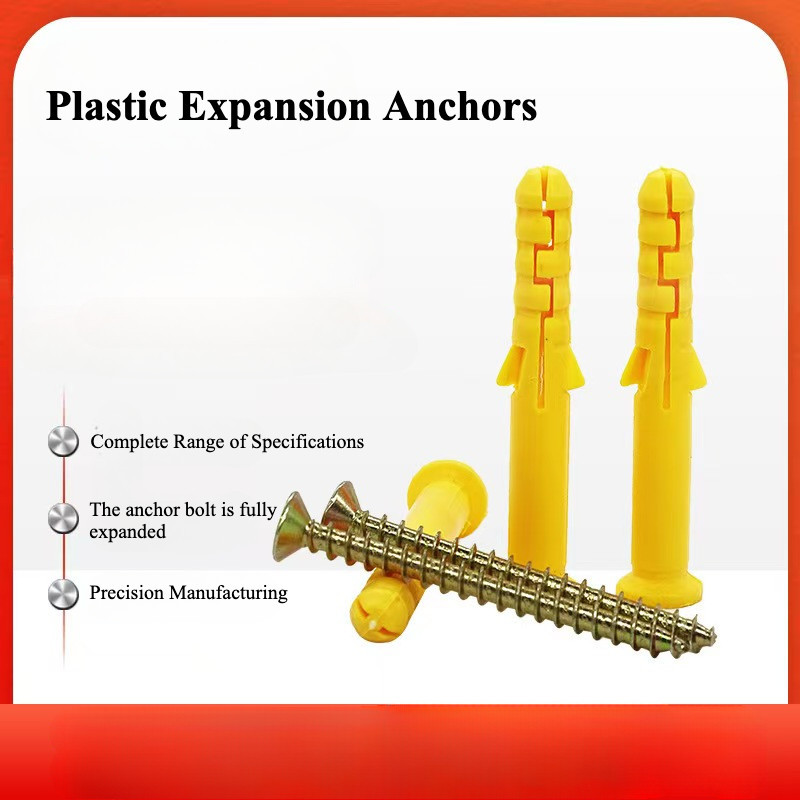 Yellow Fish PVC WALL PLUG PLASTIC PLUG M6 M8 | Shopee Philippines