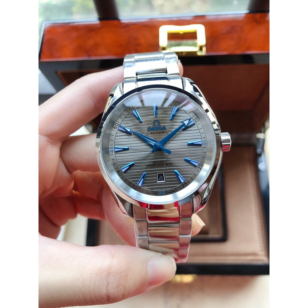 Omega Seamaster Versatile Light Luxury Stainless Steel Strap Exquisite ...