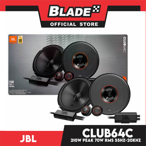 JBL Club64C Club Series 6-1/2" 2-way Car Speakers 210W Peak 70W RMS | Shopee Philippines