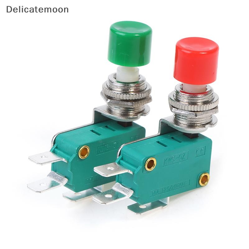 Delicatemoon DS-438 Momentary Red /Green Push button Actuator Micro ...