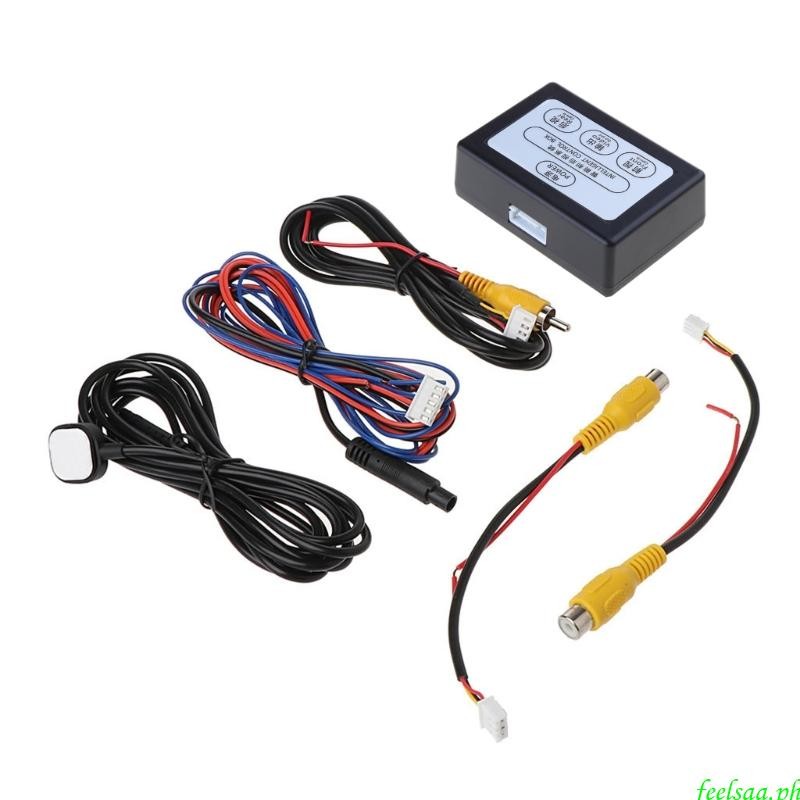 feelsaa Car Camera Control Box 2 Way Camera Switch System Front View ...