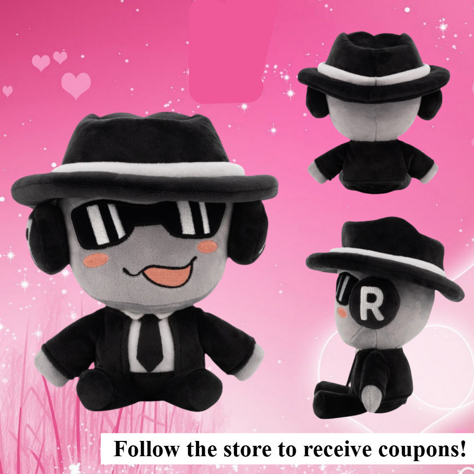 【Chance Forsaken Plush】Cute Black Suit Plush Toy Funny Chance Plushie ...