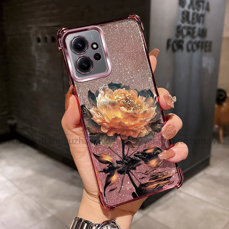 Shockproof 】Case For Redmi Note 12 Pro 4g 5g phone case 2025 lotus ...