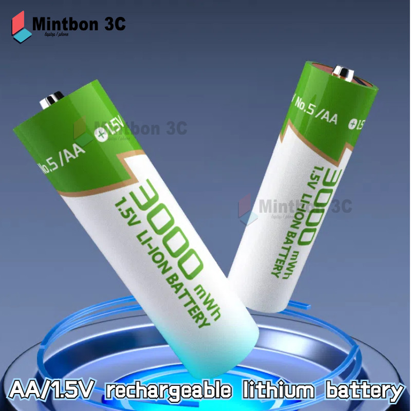 AA or AAA 1.5V USB Type C Li-ion Rechargeable Battery Smartoools & with ...