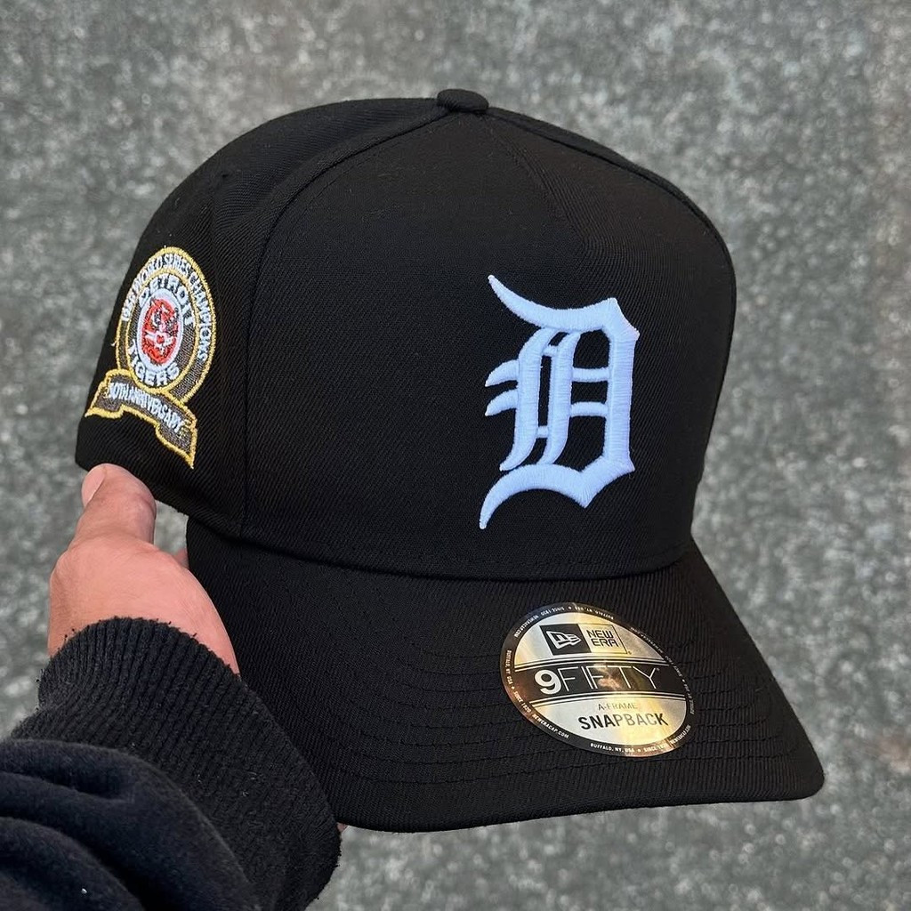 New Era Detroit Tigers 50th Anniversary Black Classic 9fifty A Frame ...
