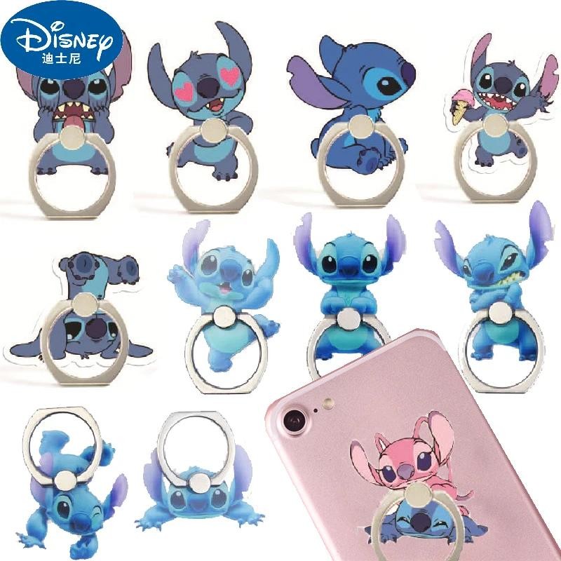 New Anime Stitch Mobile Phone Ring Buckle Kawaii Lilo & Stitch Angel ...