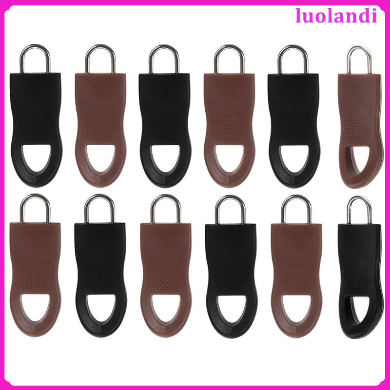 Pcs Zipper Pull Pulls Cord Tabs Stoppers Handle Coat Heads Supplies Bag ...