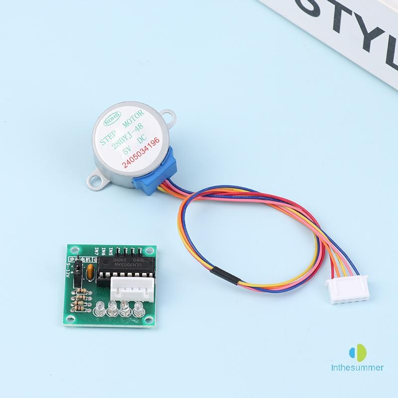 ITHT> 1Set 28BYJ-48-5V 4 Phase Stepper Motor+ Driver Board ULN2003 For ...