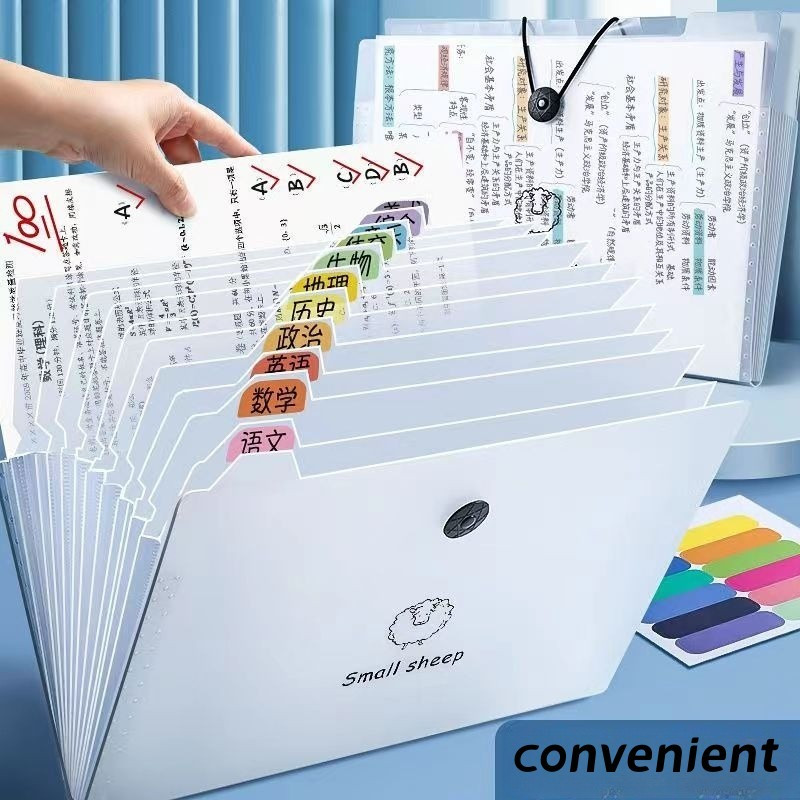 Transparent A4 Multi-layer Expansion File Bag Expanding A4 Organ Bag ...