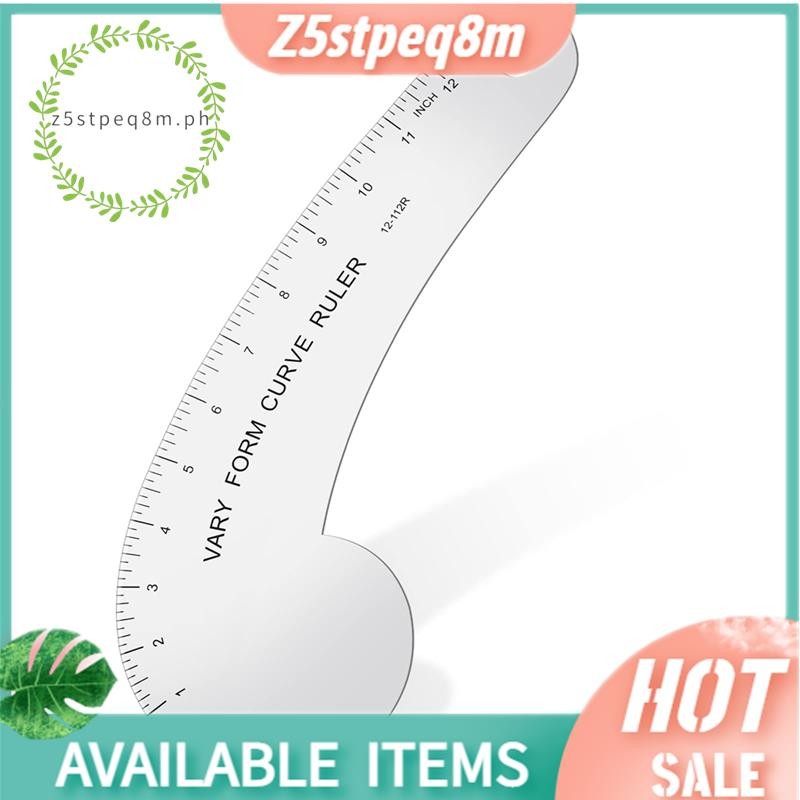 Vary Form Curve Ruler 12Inch Solid Metal French Curve Hip Curve Ruler ...