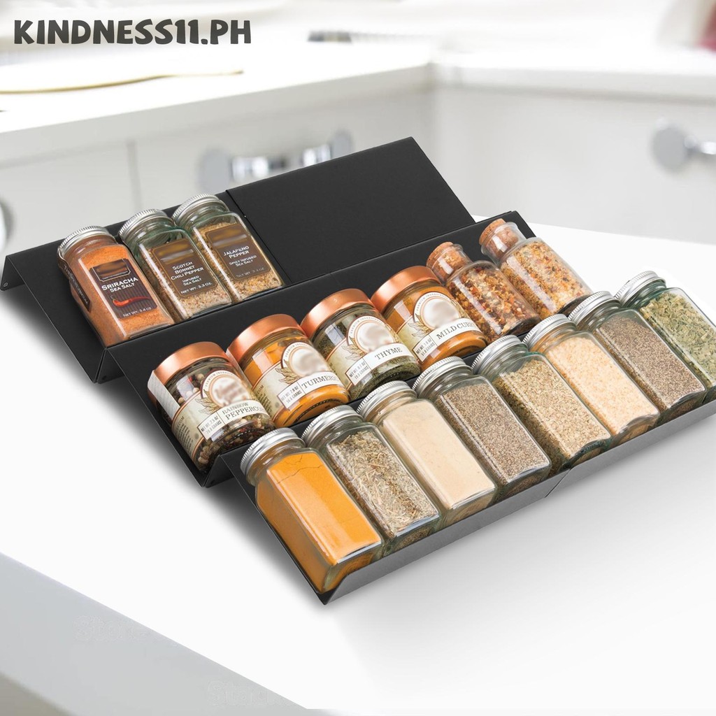 6Pcs Spice Drawer Organizer Expandable Drawer Seasoning Organizer ...