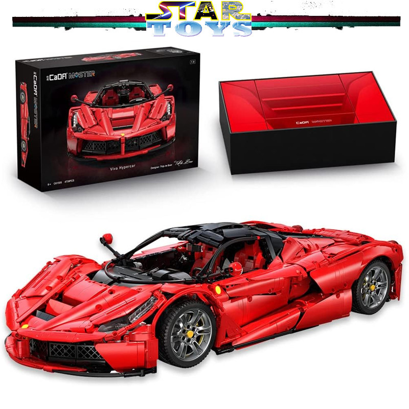 CADA C61505 Ferrari Laferrari Supercar Building Set, 1:8 Scale Sports ...