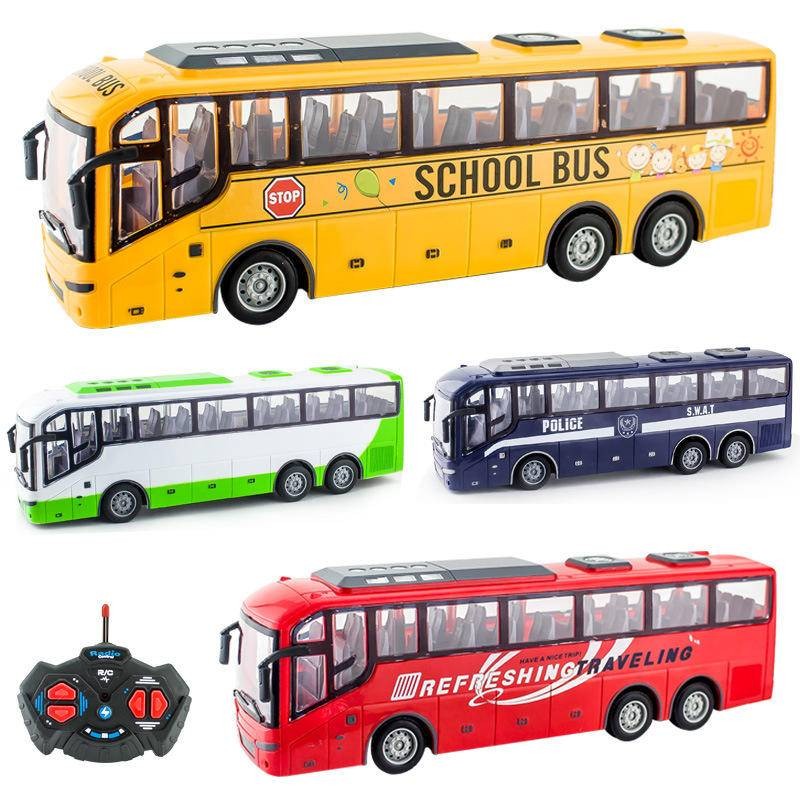 RC School Bus Car Toy Simulation Remote Control Express Delivery ...
