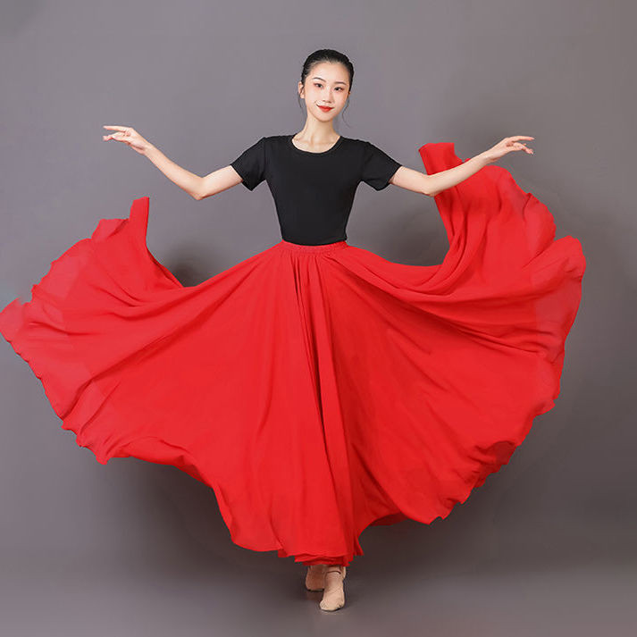 720Double-Layer Dance Large Swing Skirt Skirt Classical Dance Costume ...