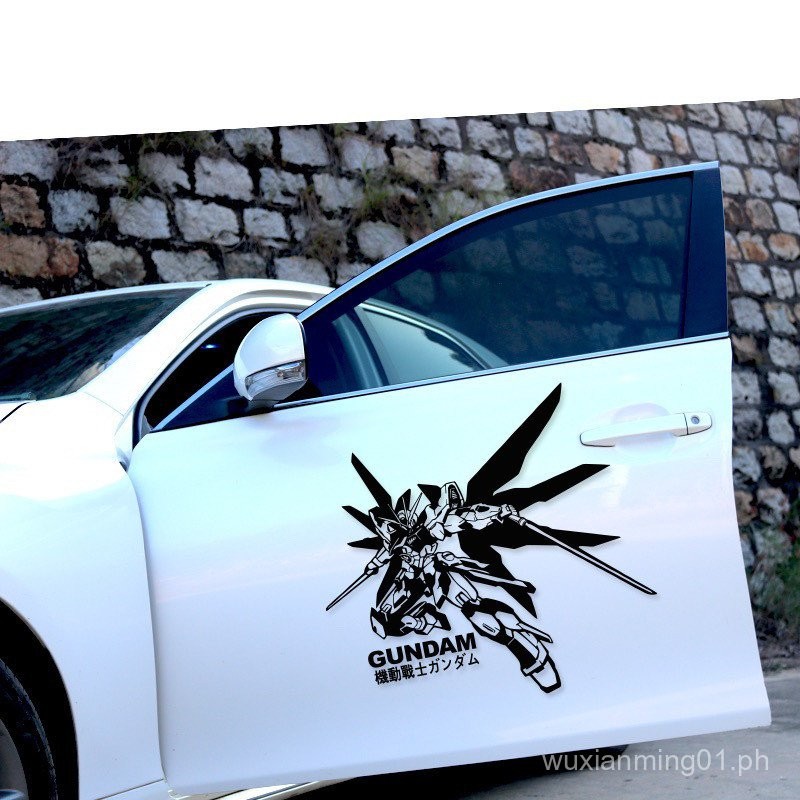 Anime Gundam Zaku Hollow Car Stickers Gundam EONE High Mobile Warrior ...