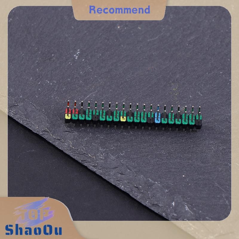 ShaOu 1Pc 2x20 Pin Male GPIO Header Colorful Mark Prevent Wrong Plug ...