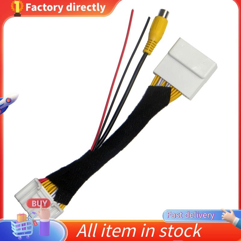 In stock-28 Pin Car RCA Video Reverse Camera Convert Cable Adapter for ...