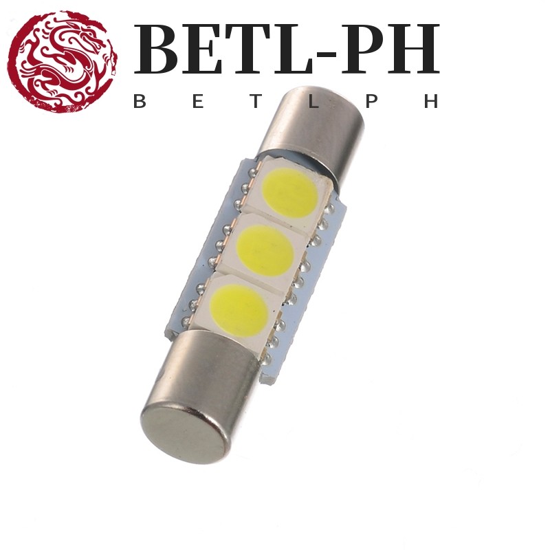 betterlife3.ph⚡ 10pcs White LED 29mm 5050 3SMD Fuse Vanity Mirror Light ...