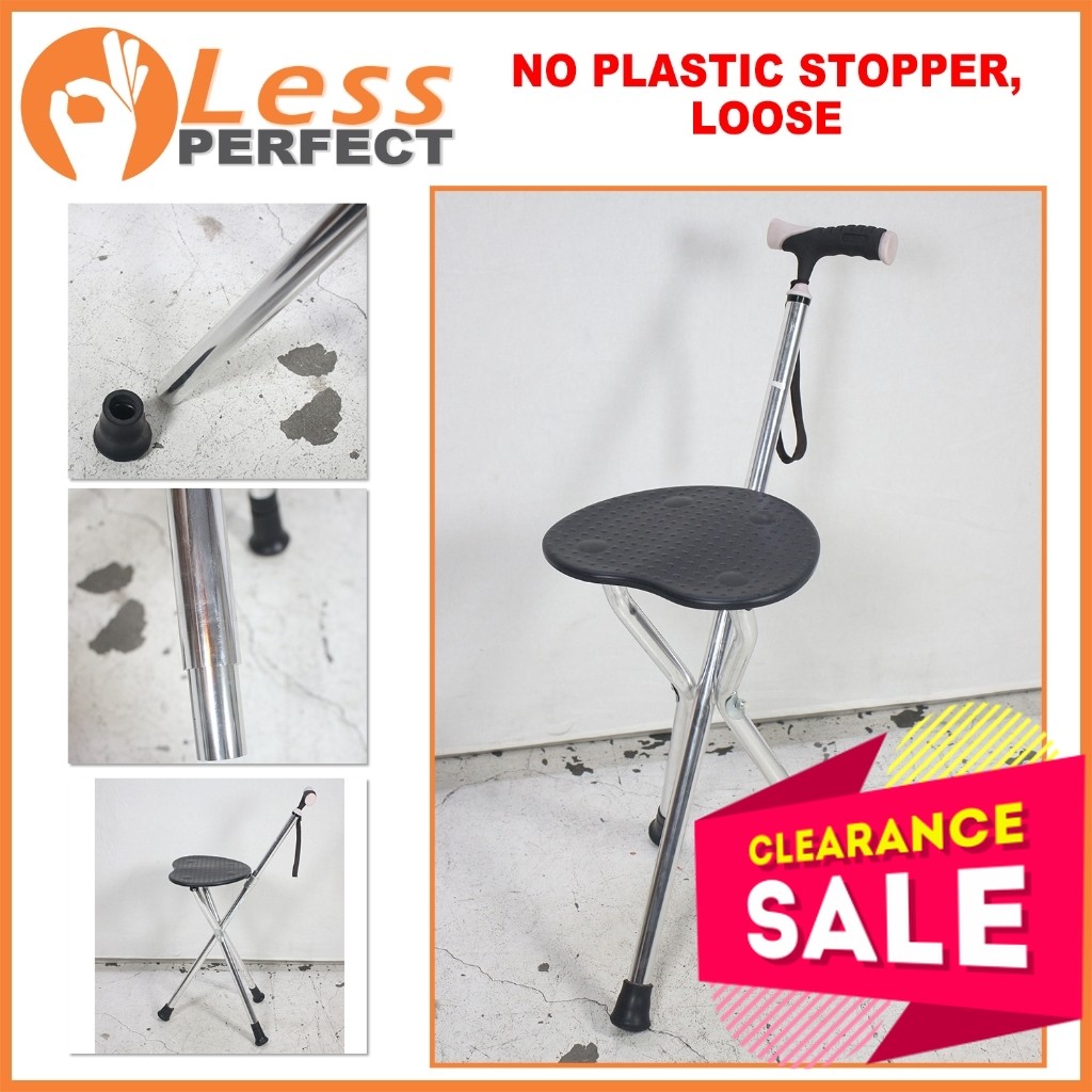 Medicus Heavy Duty Stainless Foldable Cane with Chair Crutch | Shopee ...