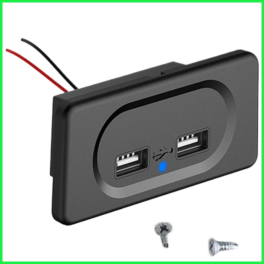 RV USB Outlet Wall Socket with USB Ports RV Panel Outlet with 2 ...
