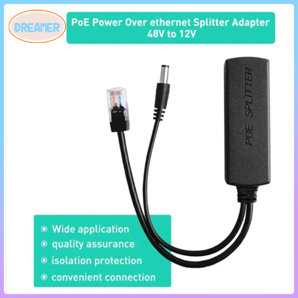 High Quality Active PoE Splitter Power Over Ethernet 48V to 12V 1A-2A ...