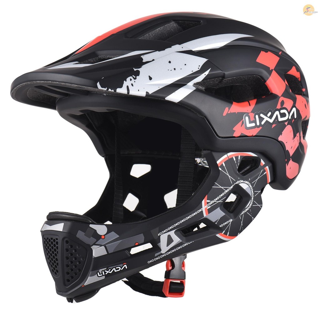 Kids Cycle Helmet Detachable Full Face Helmet Adjustable Cycle Helmet ...
