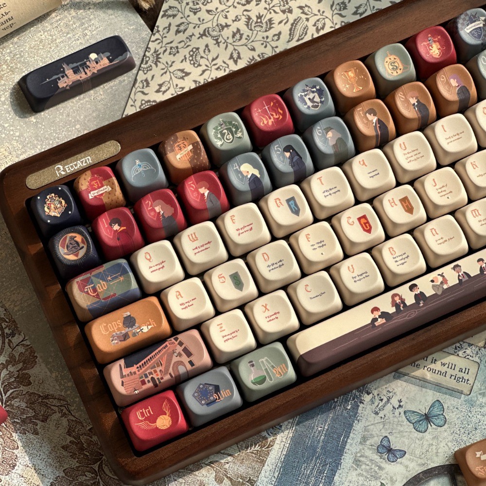 Hedwig's Letter Keycap Cherry/MOA Profile 140 Keys PBT Five-sided Dye ...