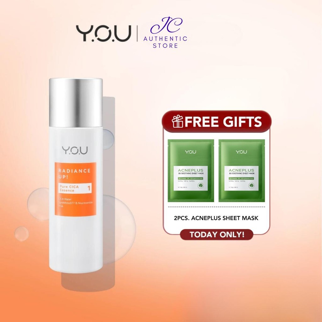 FOR LIVESTREAM ONLY｜Y.O.U Radiance Up! Pure CICA Essence 100ml with ...