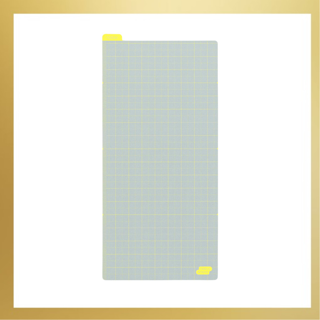Hobonichi Notebook Hobonichi Underlay Ice Gray x Yellow Weeks Size ...