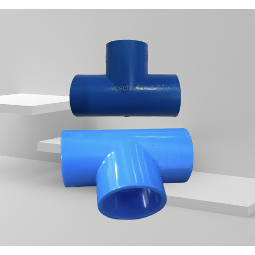 TEE PVC BLUE FITTINGS WATERLINE 20MM 25MM 32MM | Shopee Philippines
