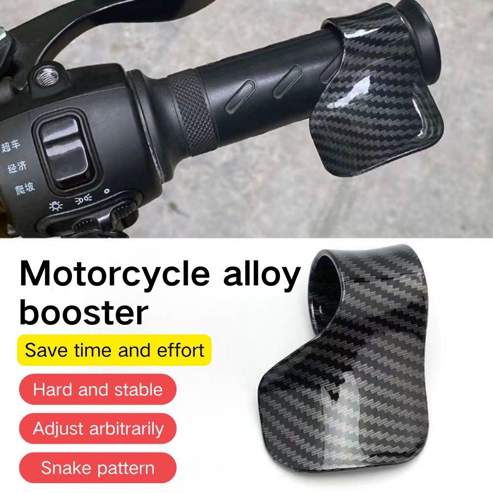 Universal Motorcycle Throttle Booster with Carbon Fiber Finger Support ...