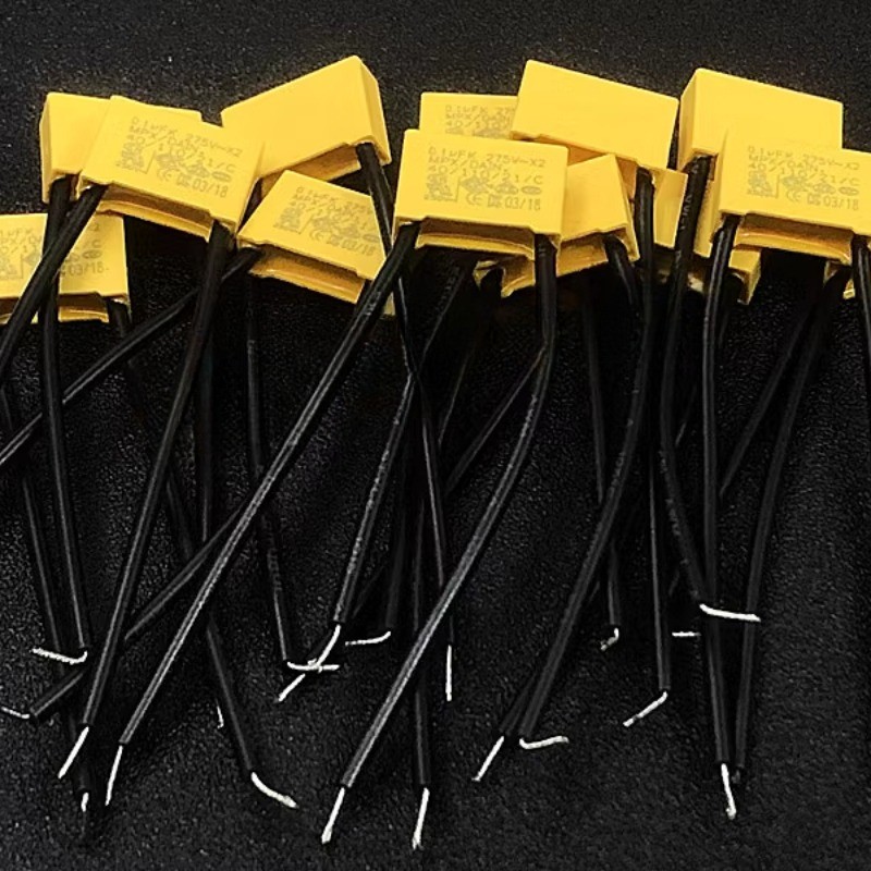 ‌0.1UF 100nF 275VAC Safety Capacitor 275VAC104 with Lead Wire EMI/RFI Suppression, Noise Filter ...