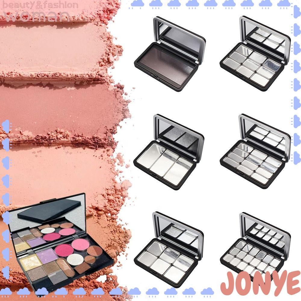 JONY1 DIY Eyeshadow Palette, Multi-grids with Mirror DIY Cosmetic Box ...