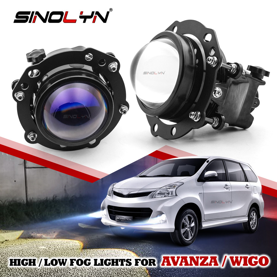 HID Bixenon Projector Lens H11 Fog Lights For Toyota Avanza Wigo Rush Veloz Accessories Front ...