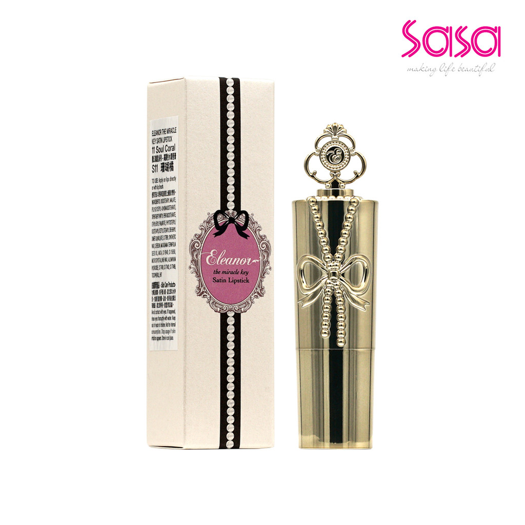 Eleanor The Miracle Key Satin Lipstick (#11 Soul Coral) (3.4g) | Shopee ...