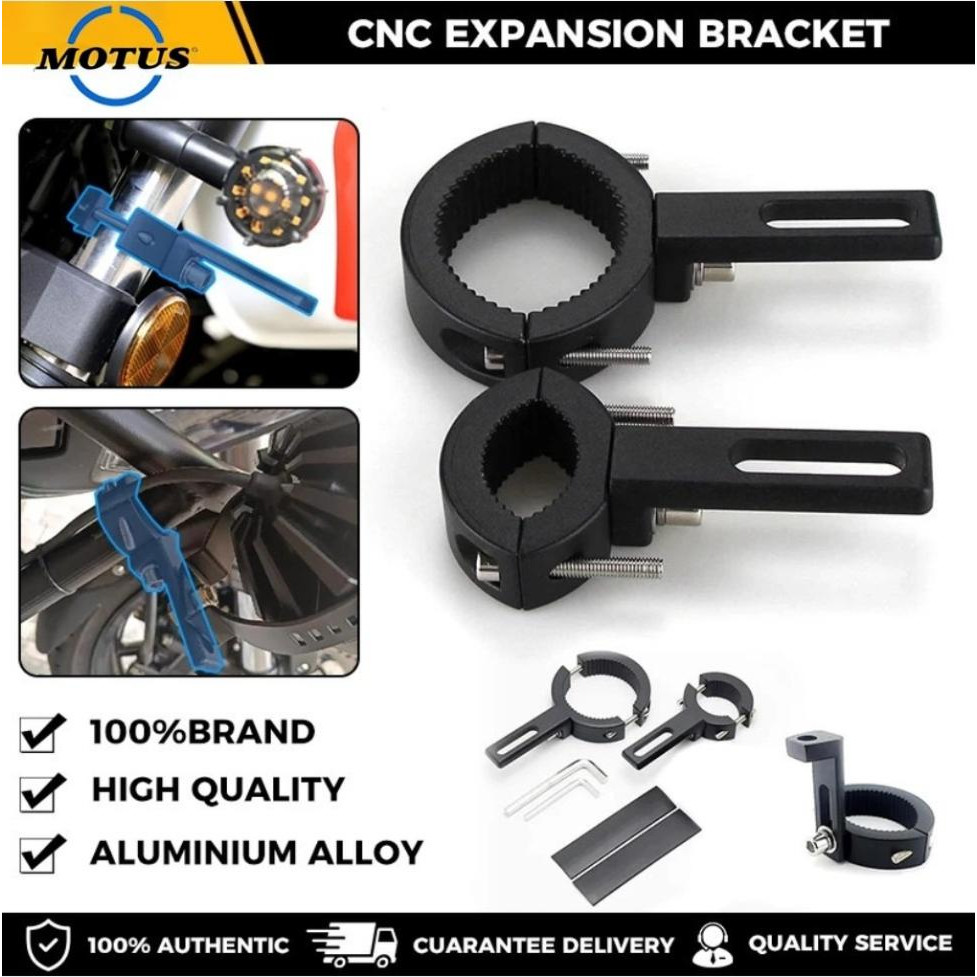 Motorcycle Mini Driving Light Bracket Clamp Headlight Aluminum Alloy ...