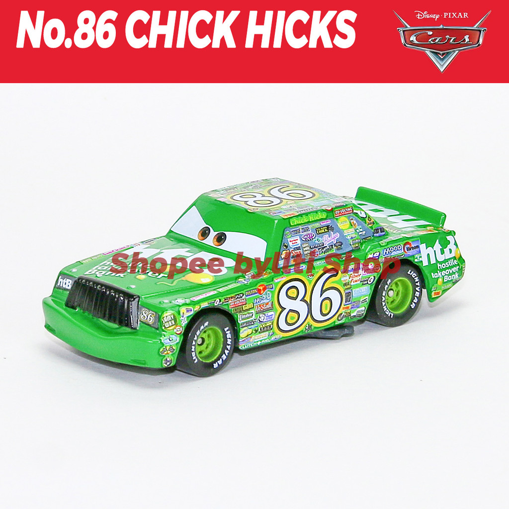 Mattel Disney Pixar Cars No.86 Chick Hicks 1:55 Diecast Car Movies ...