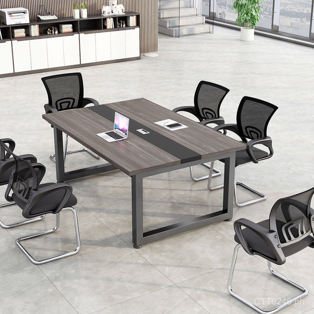 Conference Table Simple Long Table Modern Small Combination Large Bench ...