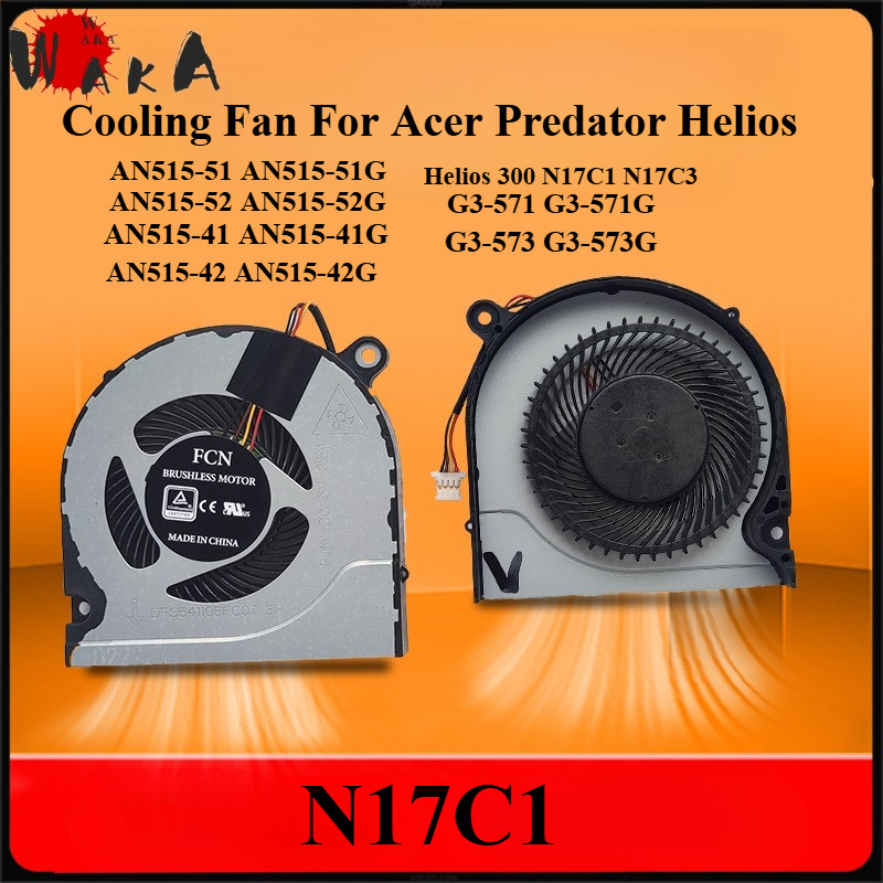 Cooling Fan for Acer Nitro 5 AN515-51 AN515-41 AN515-42 A314-31 ...
