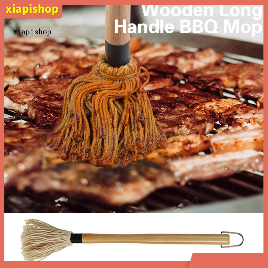 XPS Grill Basting Mop Cotton Fiber Head Ultra Absorbent Brush Spread ...