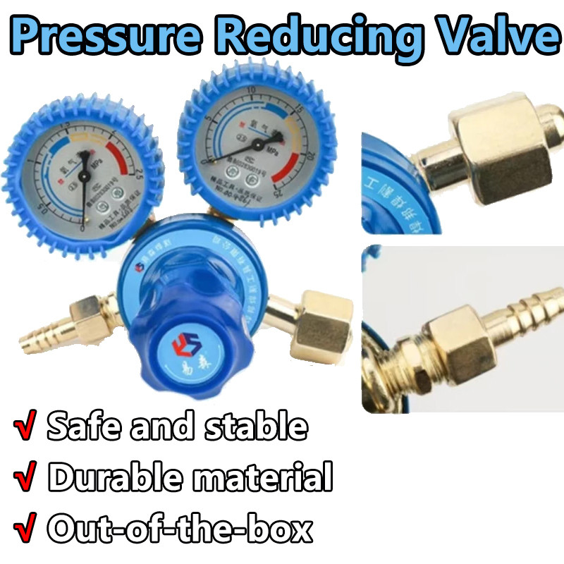 Oxygen Gas Regulator Gauge Cylinder Pressure Reducer Reducing Valve ...