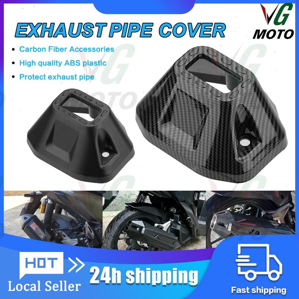 Motorcycle Muffler Tip Cover For Honda Click 125/150 V2 AND V3 Game ...
