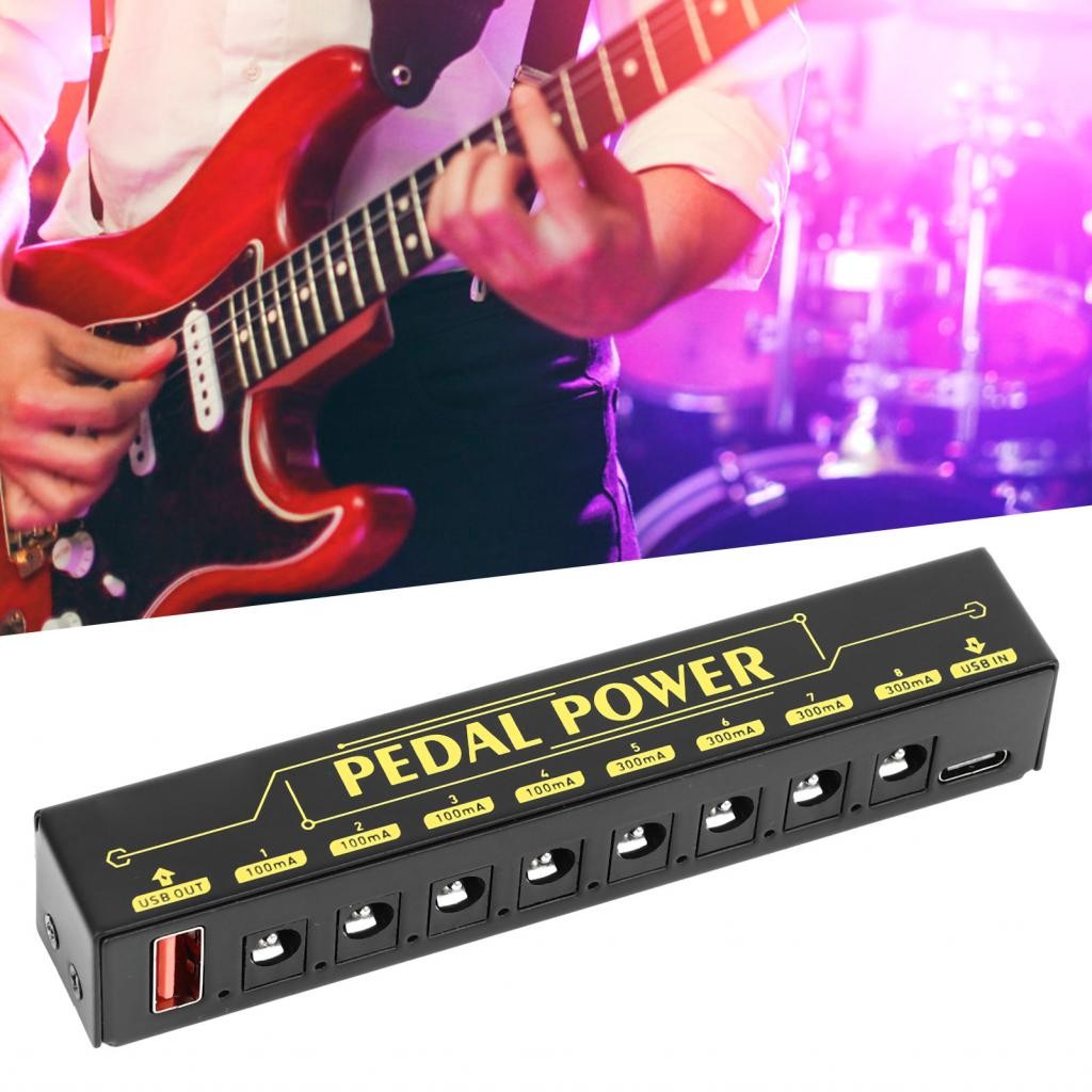 Pedal Power Supply Effect Isolated 8 Way Portable Multi Functional ...