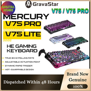 Gravastar Mercury V75 Pro Lite HE Gaming Keyboard Aluminum Alloy ...