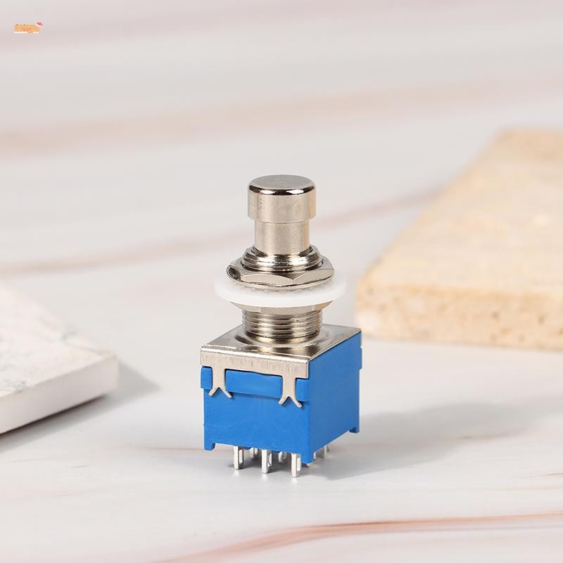 Sweet 1Pc 3PDT 9 Pin Guitar Effects Stomp Switch Guitar Foot Switches ...