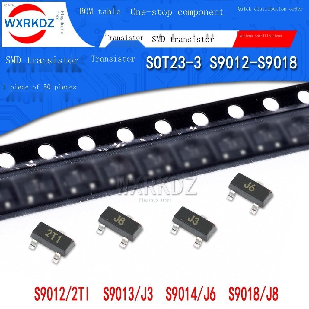 SMD transistor S9012/2TI S9013/J3 S9014/J6 Transistor S9018/J8 S0T-23 ...