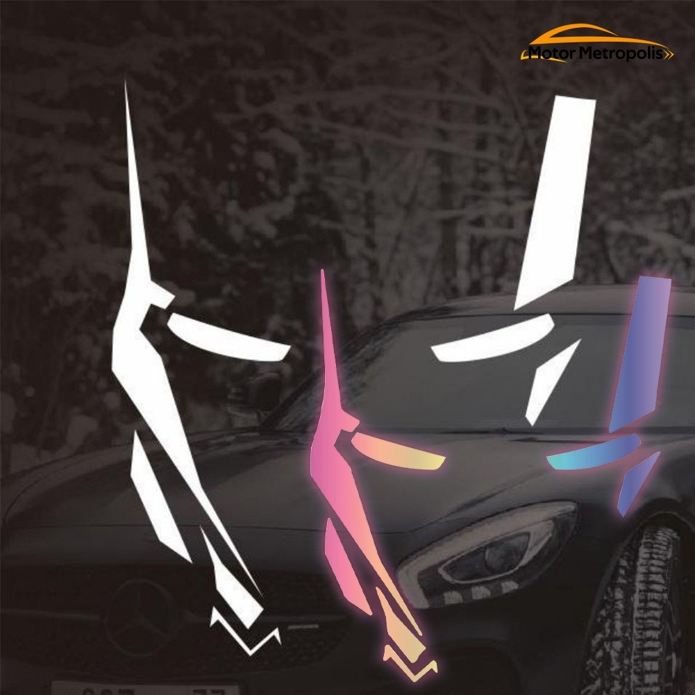 15/25cm Iron Man Car Sticker Reflective Silhouette Edition Hollow ...