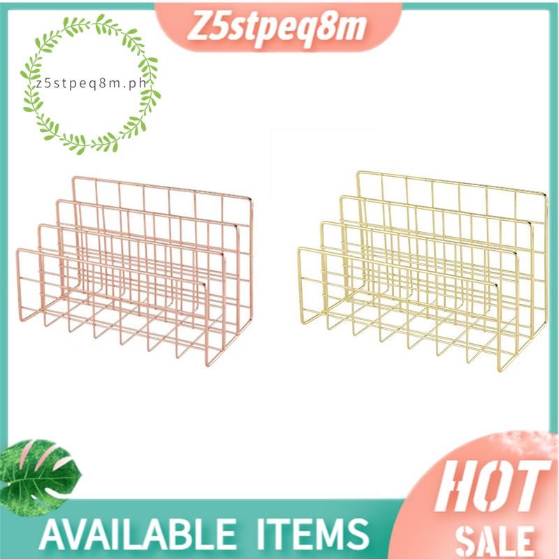 Metal Mesh Desk Organizer Desktop Letter Sorter Mail Tray File ...